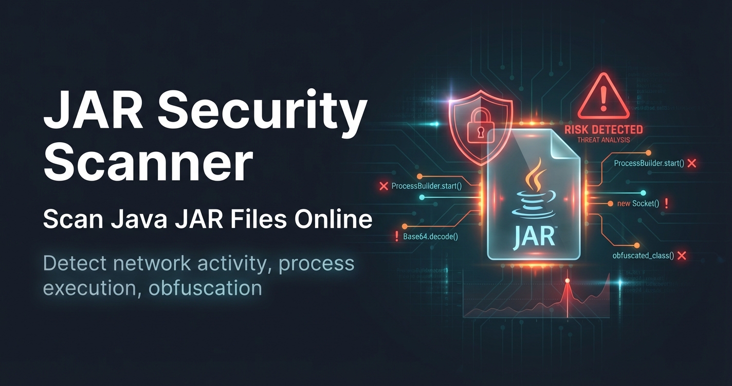 JAR Security Scanner | Scan Java JAR Files Online